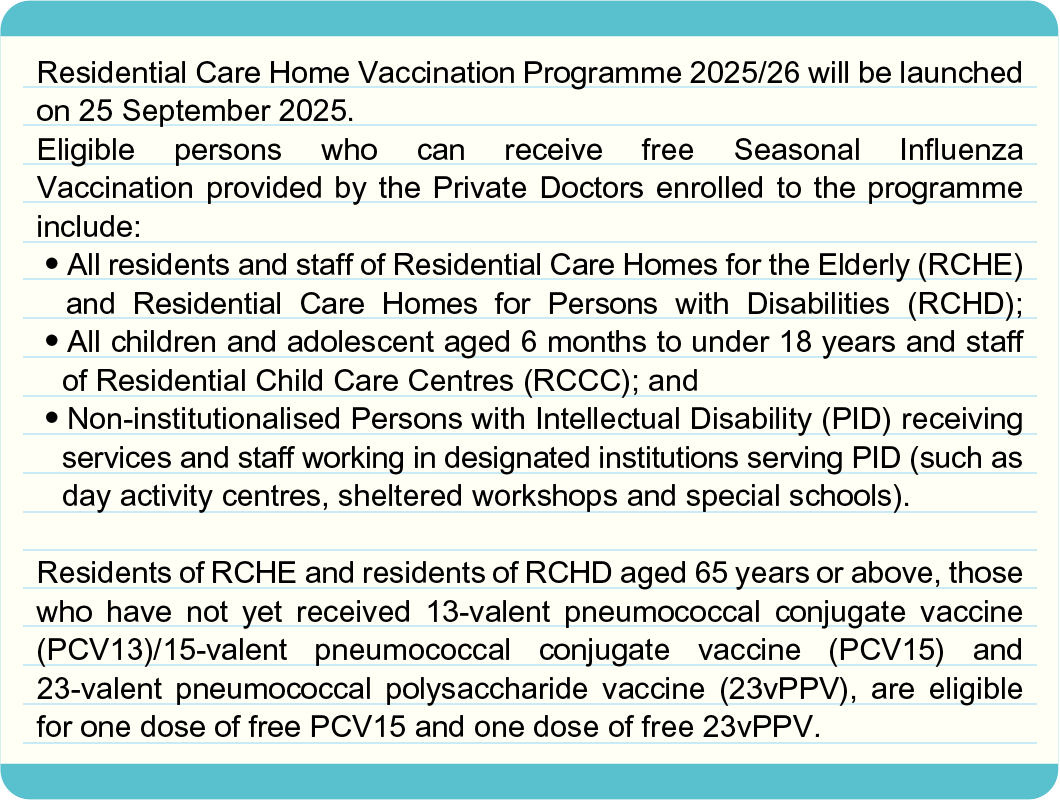 Centre for Health Protection - Residential Care Home Vaccination ...